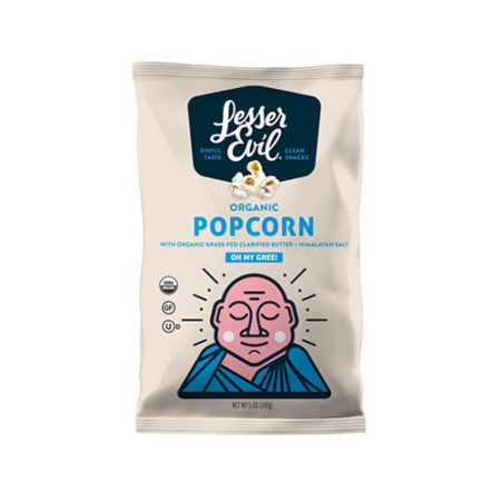 LesserEvil Organic Popcorn – Oh My Ghee! – National Food Shop