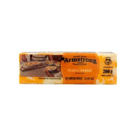 Armstrong Block Cheese – Marble Cheddar 200g – National Food Shop