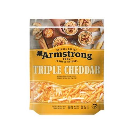 Armstrong Shredded Cheese – Triple Cheddar – National Food Shop