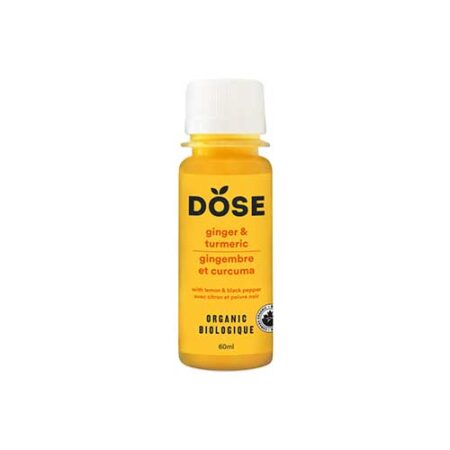 Dose Organic Cold Pressed Shot – Ginger & Turmeric – National Food Shop